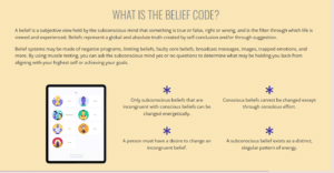 Book The Belief Code Session Online | The Belief Code